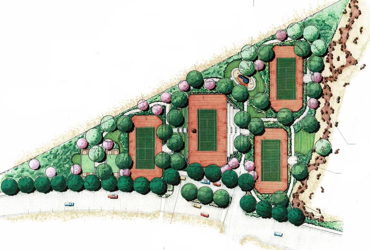 Mesquite Tennis Complex Concept MP – CIVISWORKS